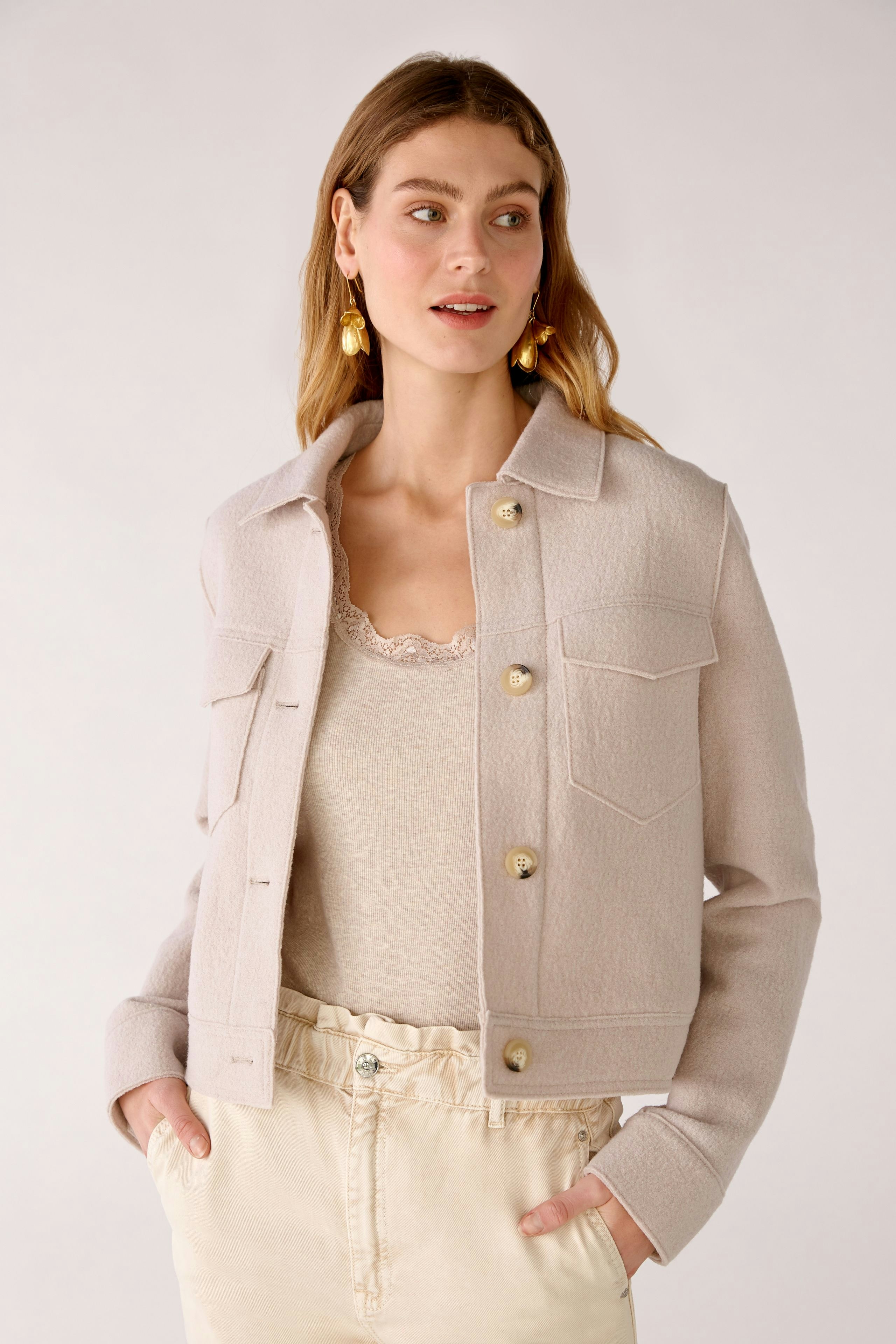 Jacket boiled Wool - pure new wool | OUI Onlineshop