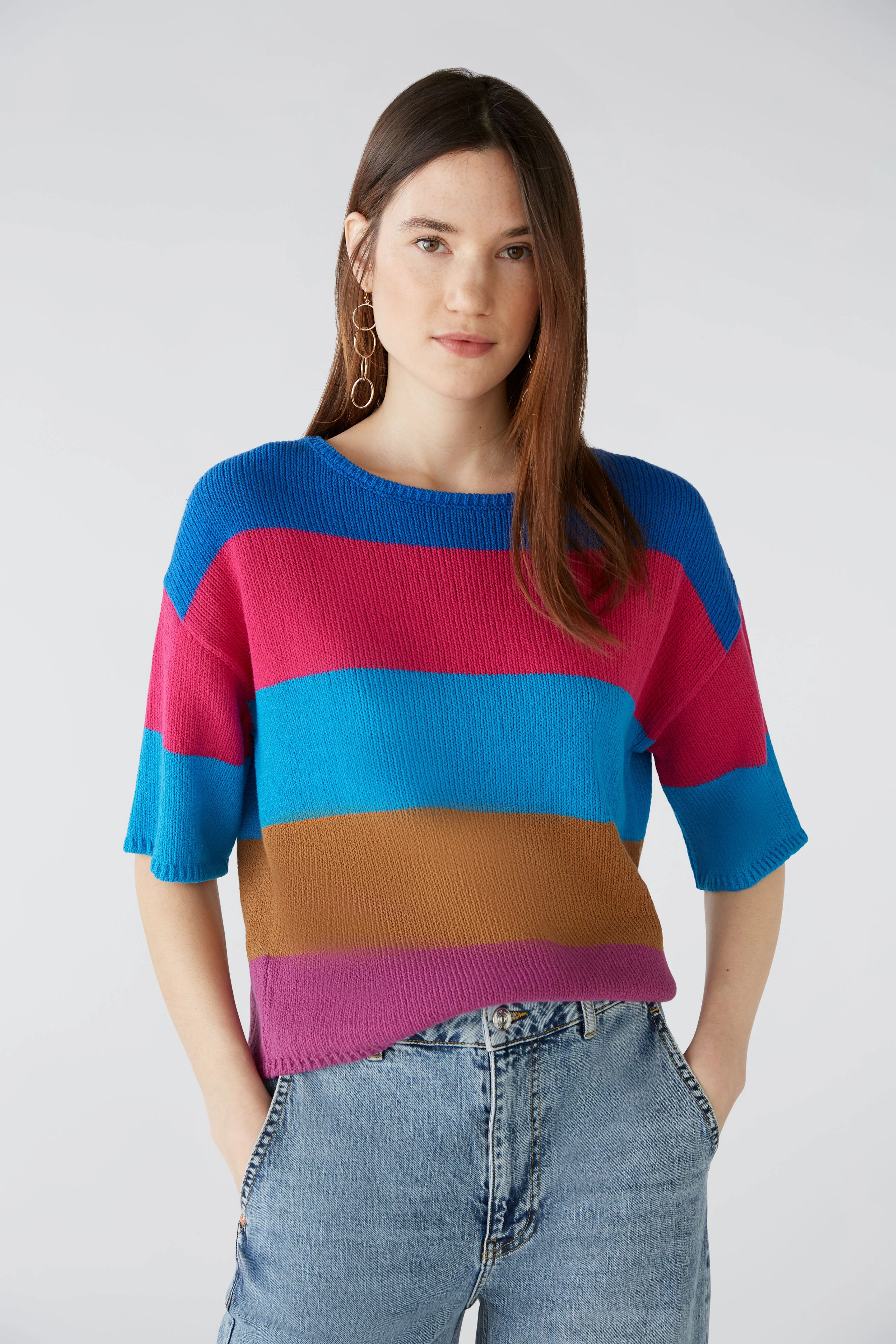 Pullover aus 100% Baumwolle | OUI Onlineshop