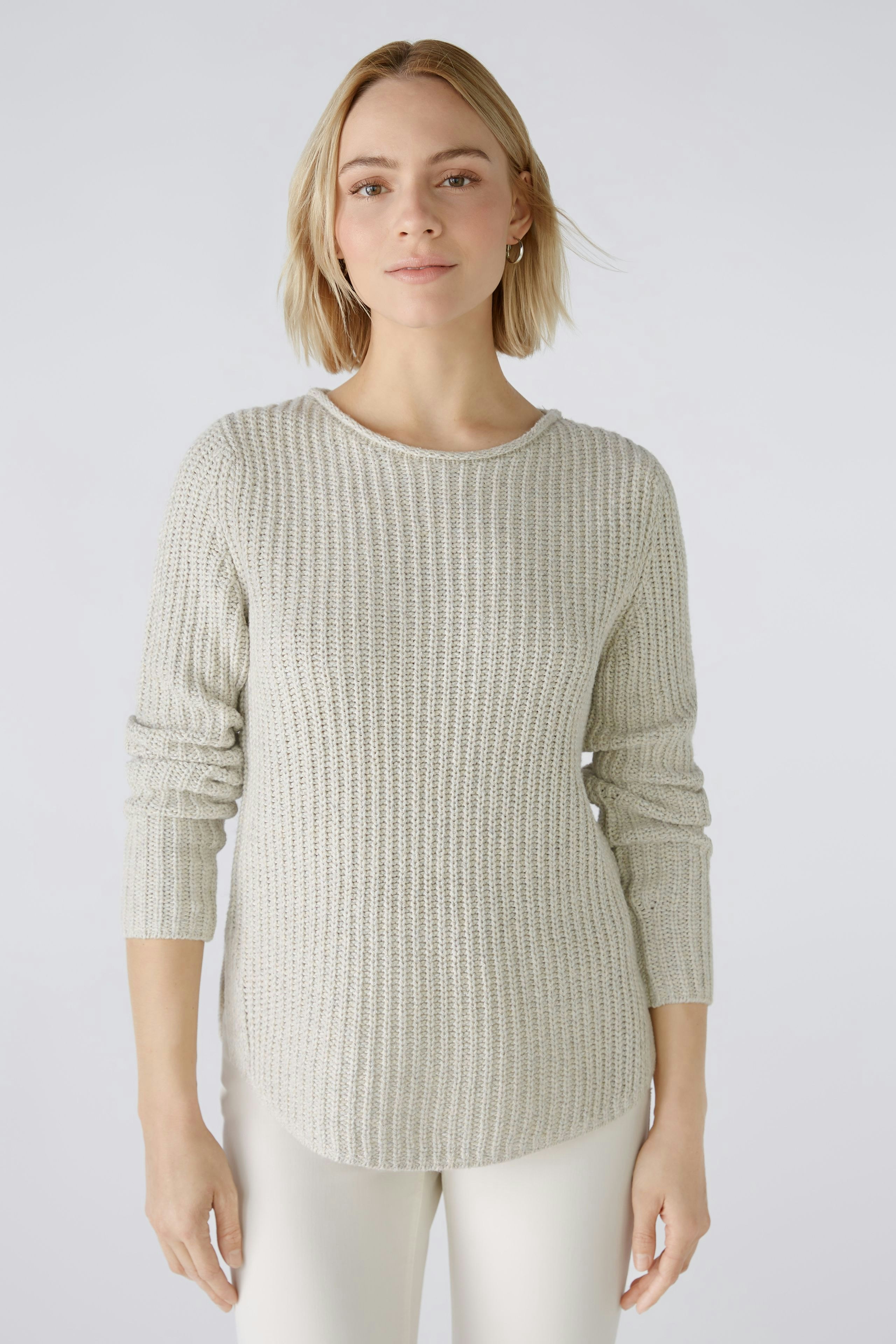NAOLIN Pullover - light camel white