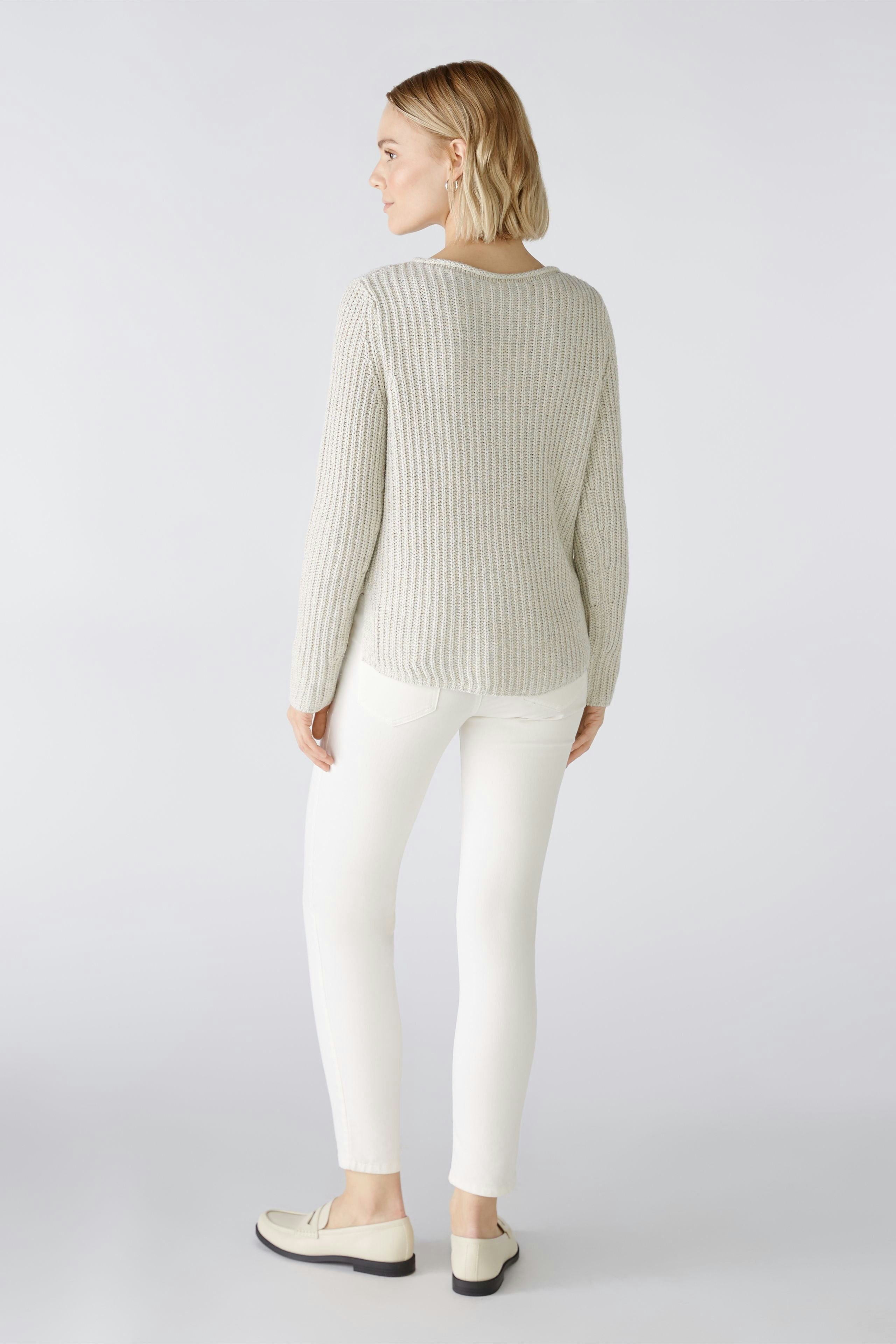 NAOLIN Pullover - light camel white