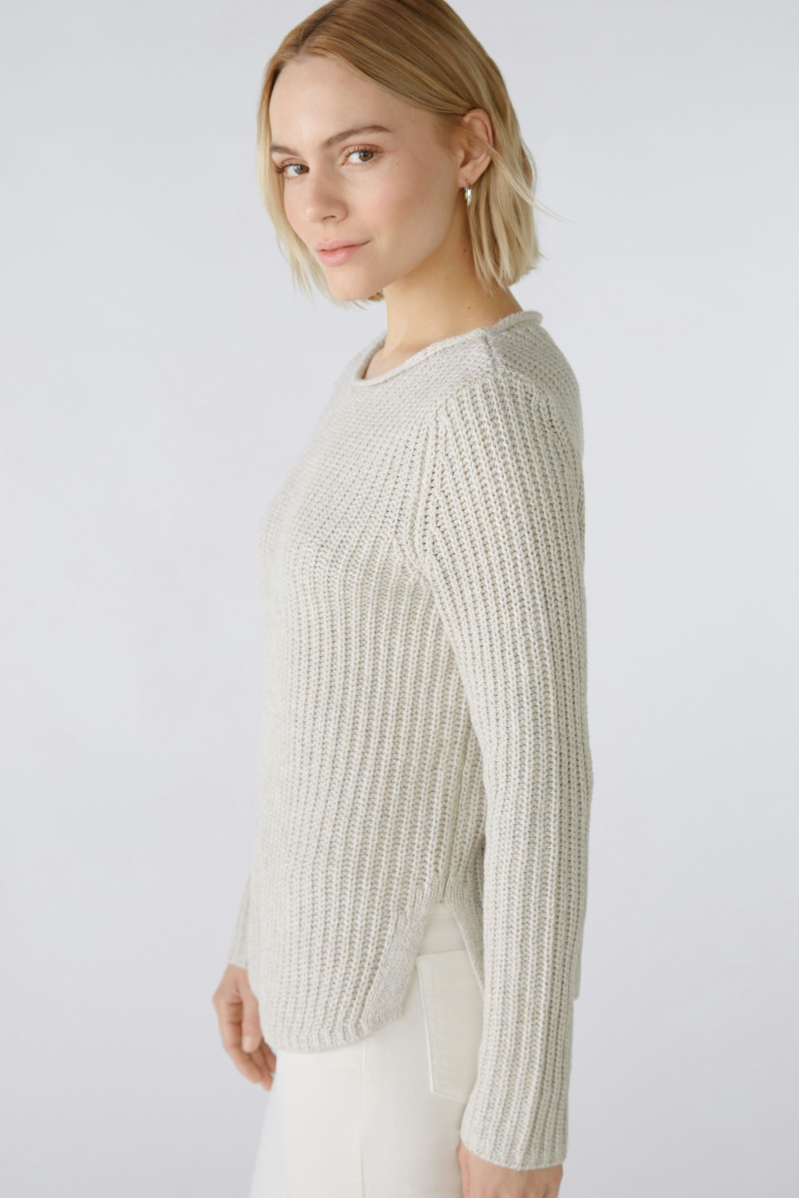 NAOLIN Pullover - light camel white